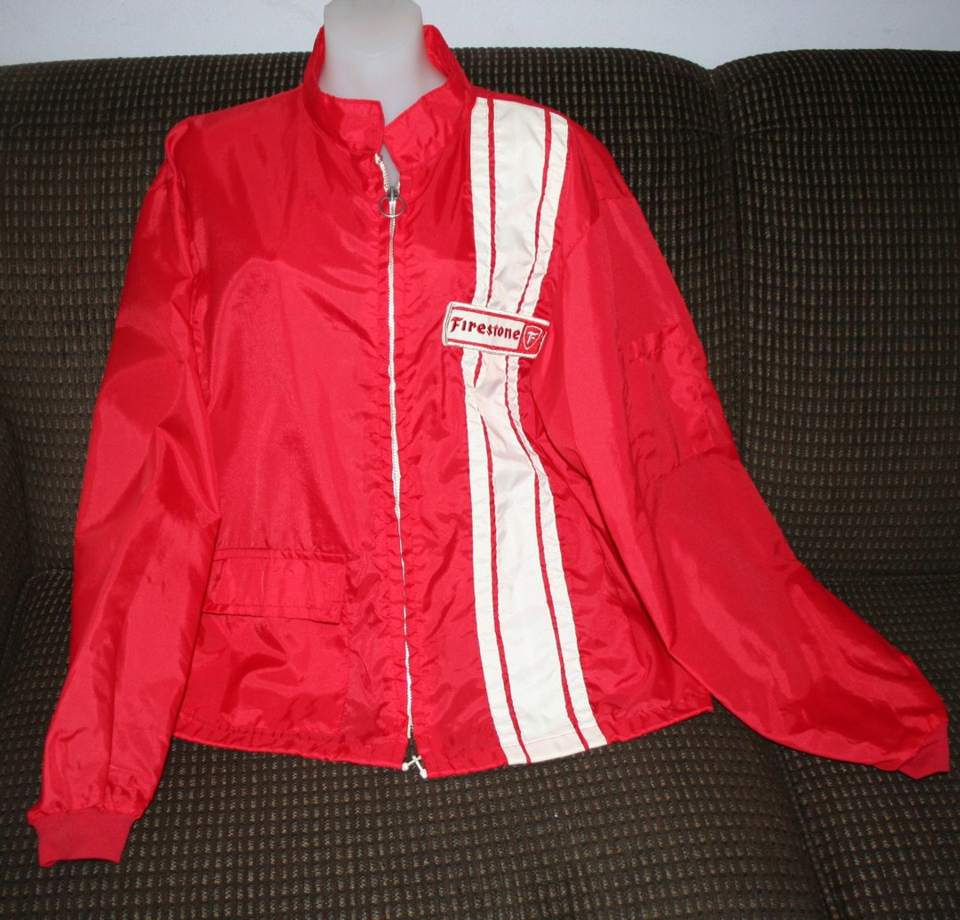 Firestone Windbreaker Racing Jacket - Etsy