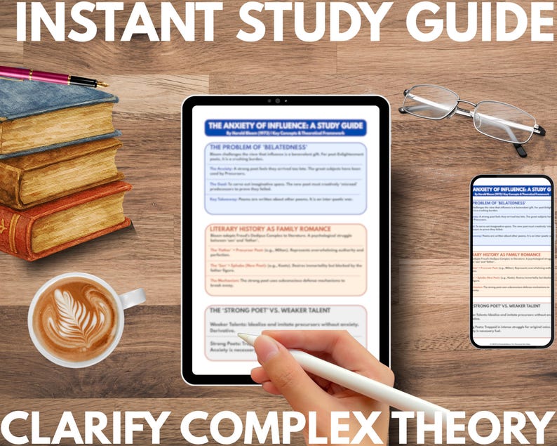 Harold Bloom the Anxiety of Influence Study Guide | Literary Theory ...