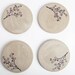 Cherry Blossom Art, Nature Lover Gift, Cool Coasters, Unique Coasters ...