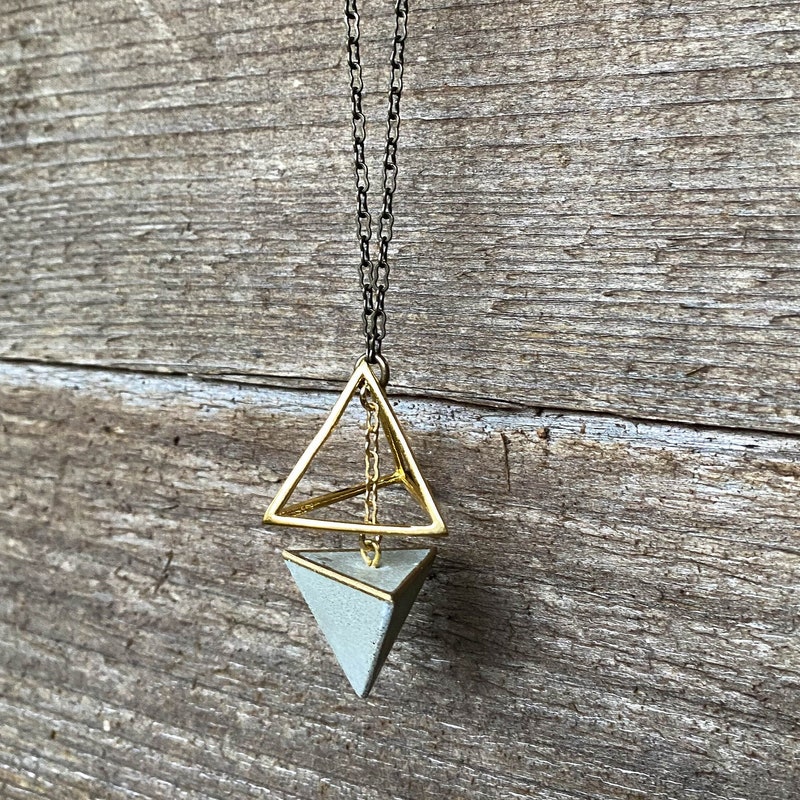 Geometric Pendant - Etsy