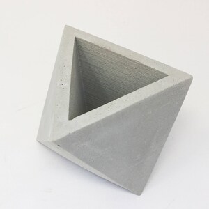 Concrete Planter Geometric, Octahedron, Concrete Succulent Planter ...
