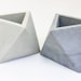 Concrete Planter Geometric, Octahedron, Concrete Succulent Planter ...