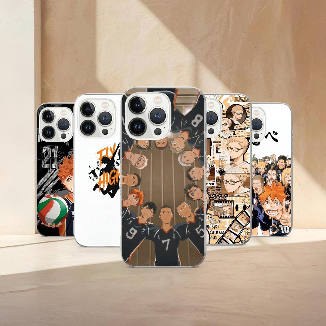 Haikyuu Phone Case Anime Volleyball Cover for iPhone 17pro, 16, 15, 14 ...