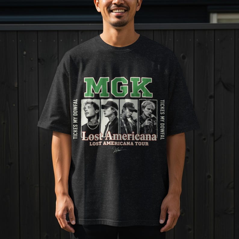 MGK Lost Americana Tour PNG, Machine Gun Kelly Middle Finger Lost ...
