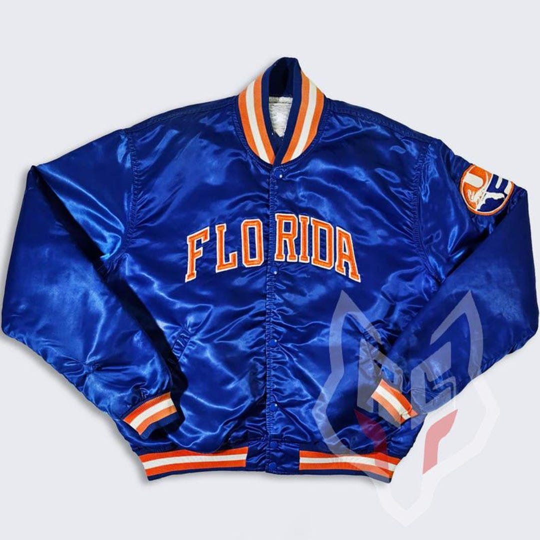 Florida Gators Jacket Satin Bomber College University Football Varsity ...