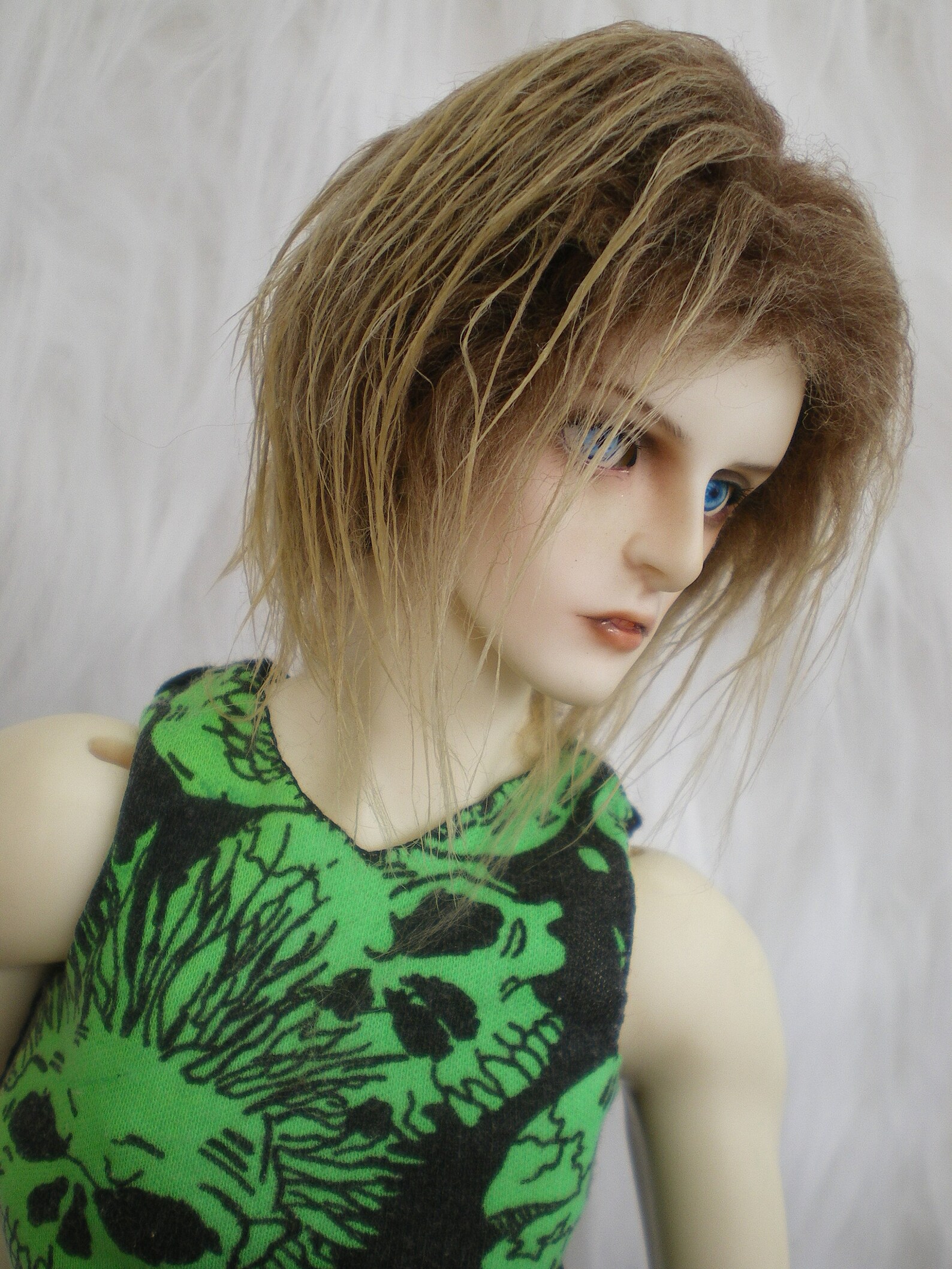 Scruffy Brown and Blonde Faux Fur Wig Size 6 for MSD - Etsy