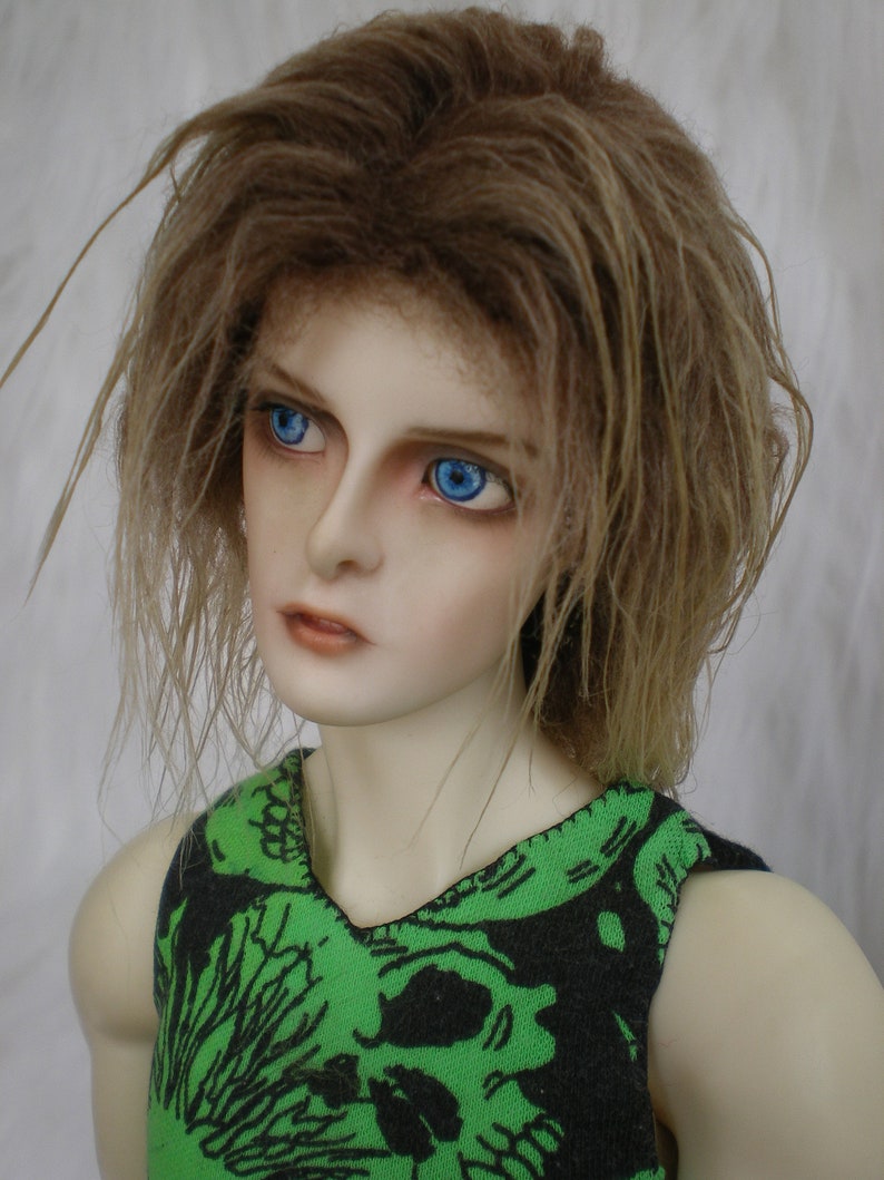 Scruffy Brown and Blonde Faux Fur Wig Size 6 for MSD - Etsy