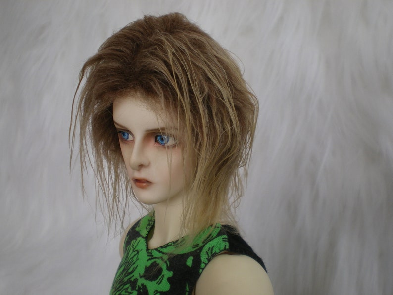 Scruffy Brown and Blonde Faux Fur Wig Size 6 for MSD - Etsy