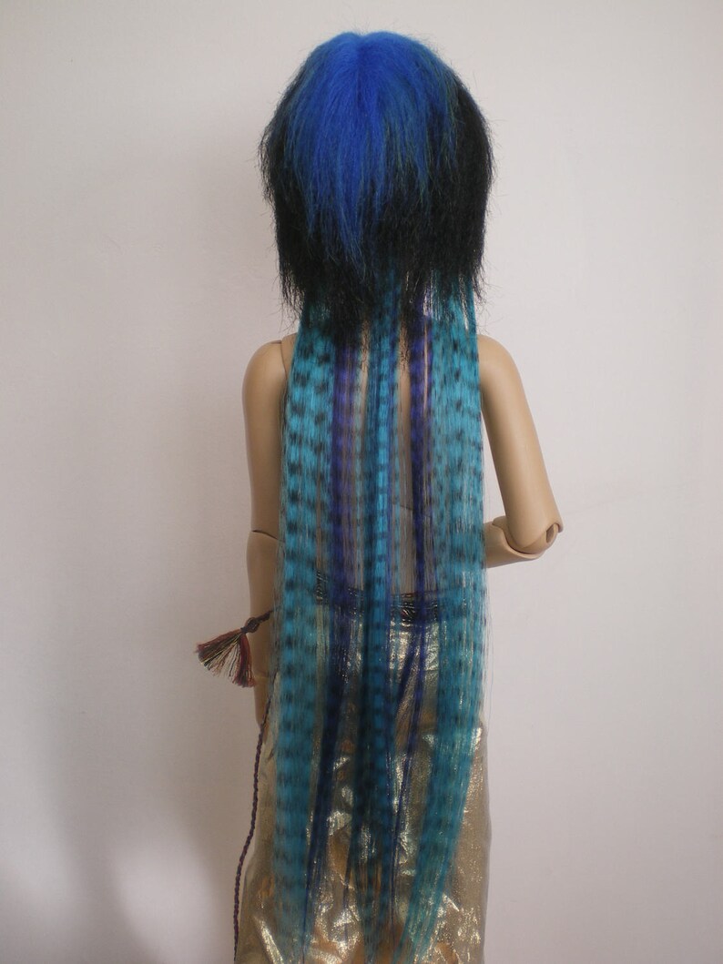Blue Raccoon Scene Wig for BJD Ball Jointed Dolls Size 8 - Etsy