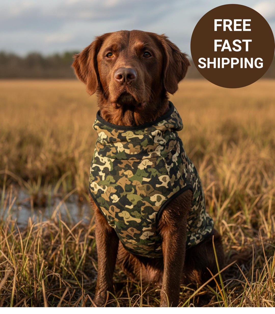 Camouflage Dog Pattern Pet Hoodie | Camo Print Hoodie for Dogs Duck ...