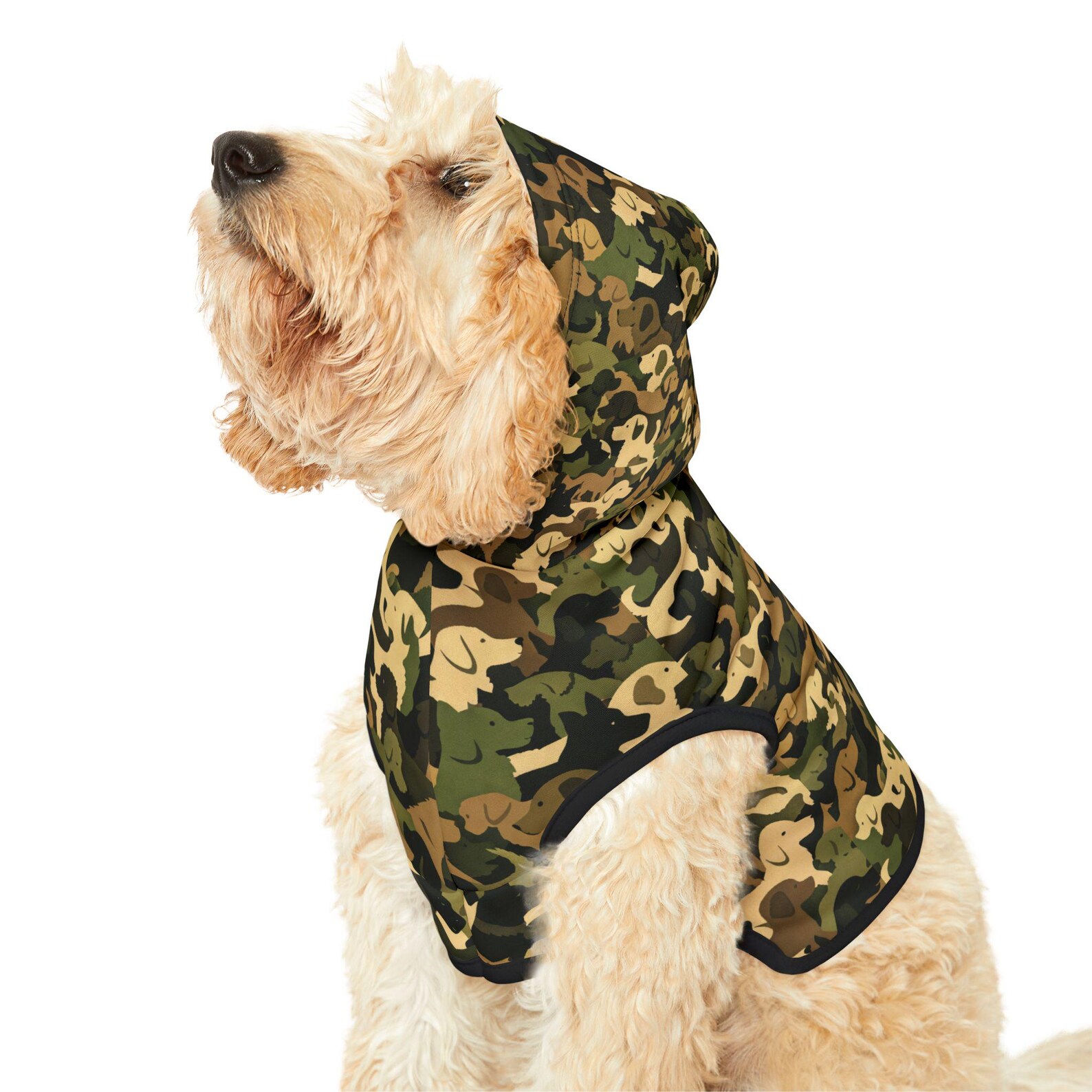 Camouflage Dog Pattern Pet Hoodie | Camo Print Hoodie for Dogs Duck ...