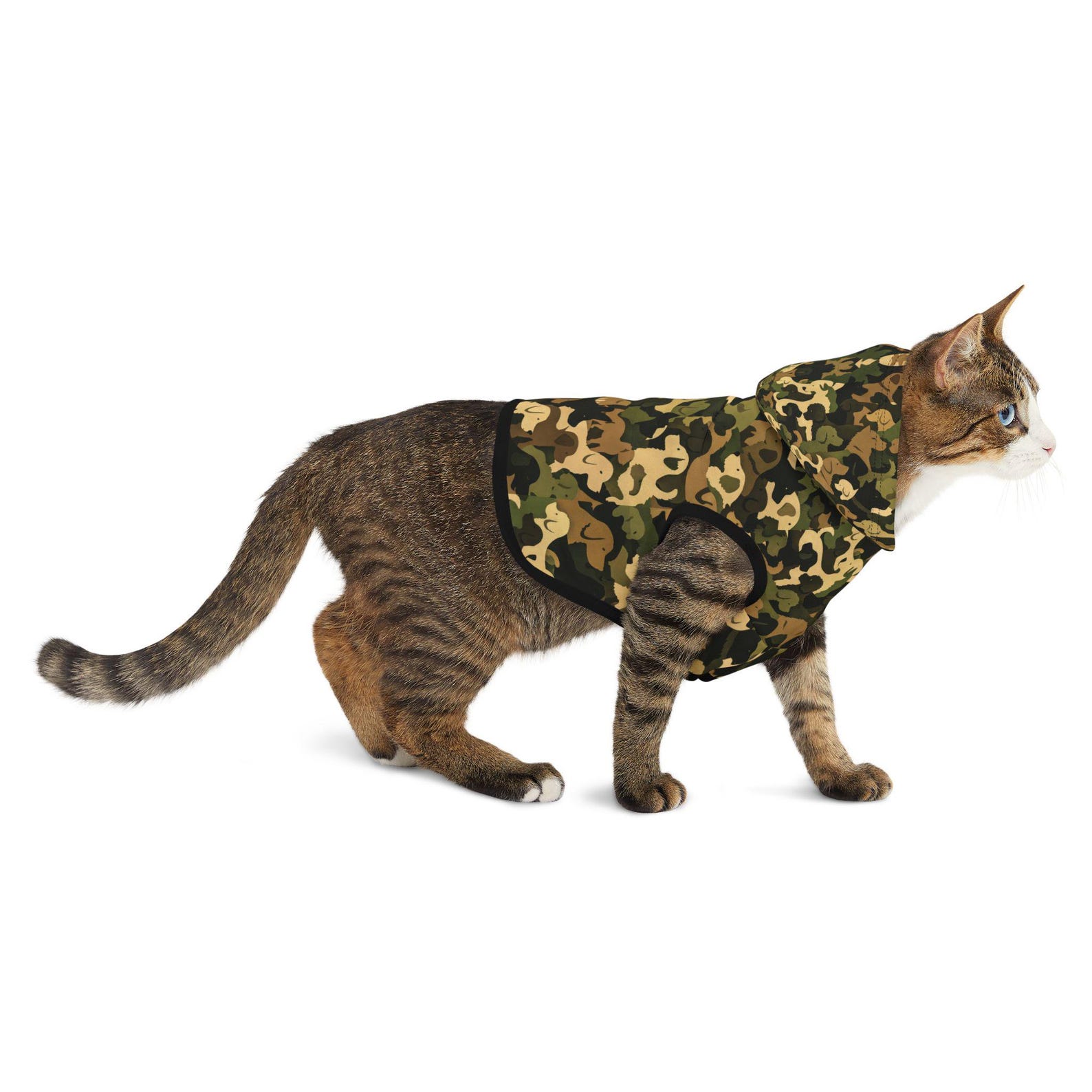 Camouflage Dog Pattern Pet Hoodie | Camo Print Hoodie for Dogs Duck ...