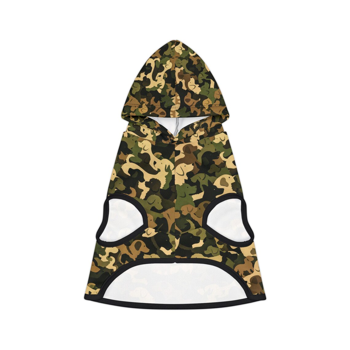 Camouflage Dog Pattern Pet Hoodie | Camo Print Hoodie for Dogs Duck ...