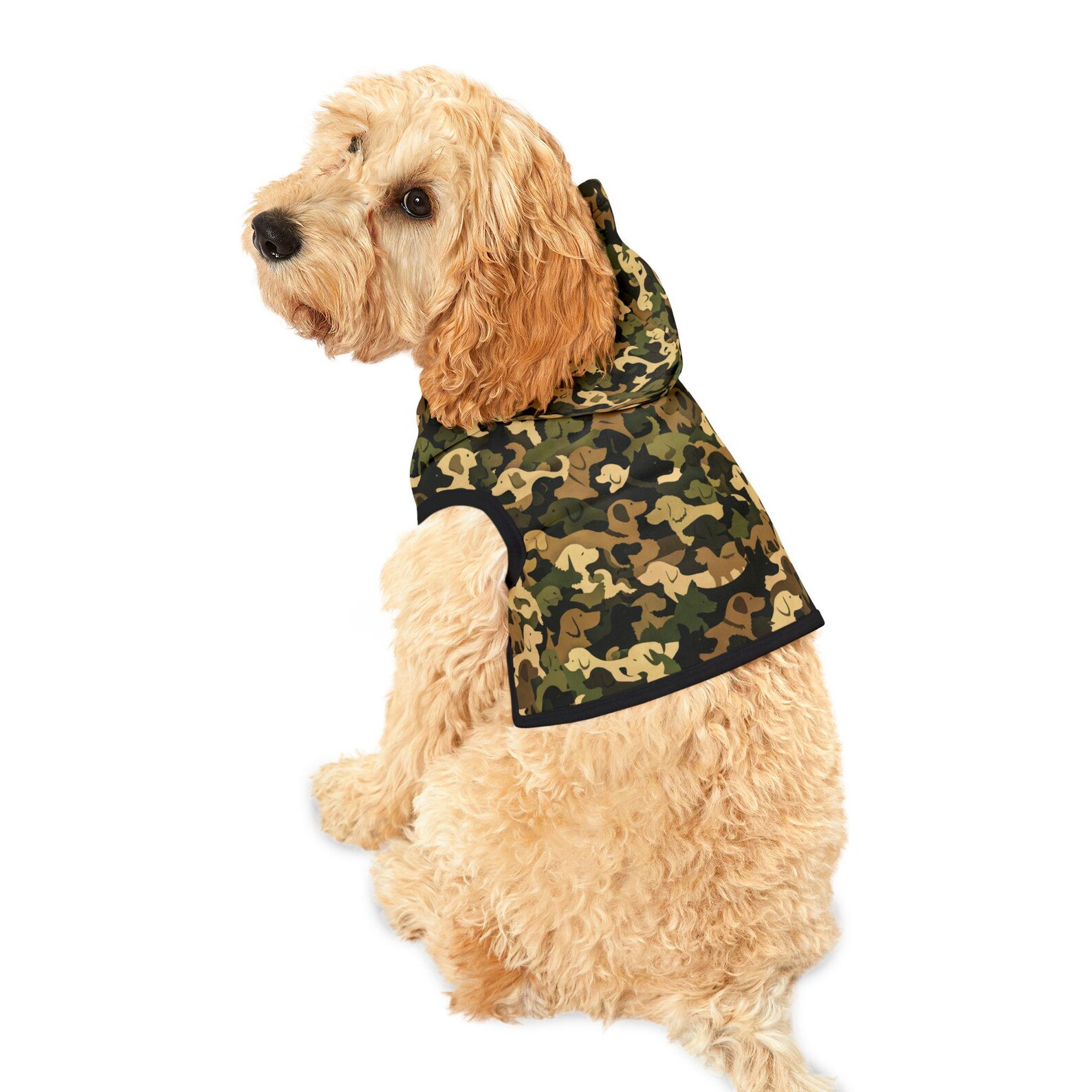Camouflage Dog Pattern Pet Hoodie | Camo Print Hoodie for Dogs Duck ...