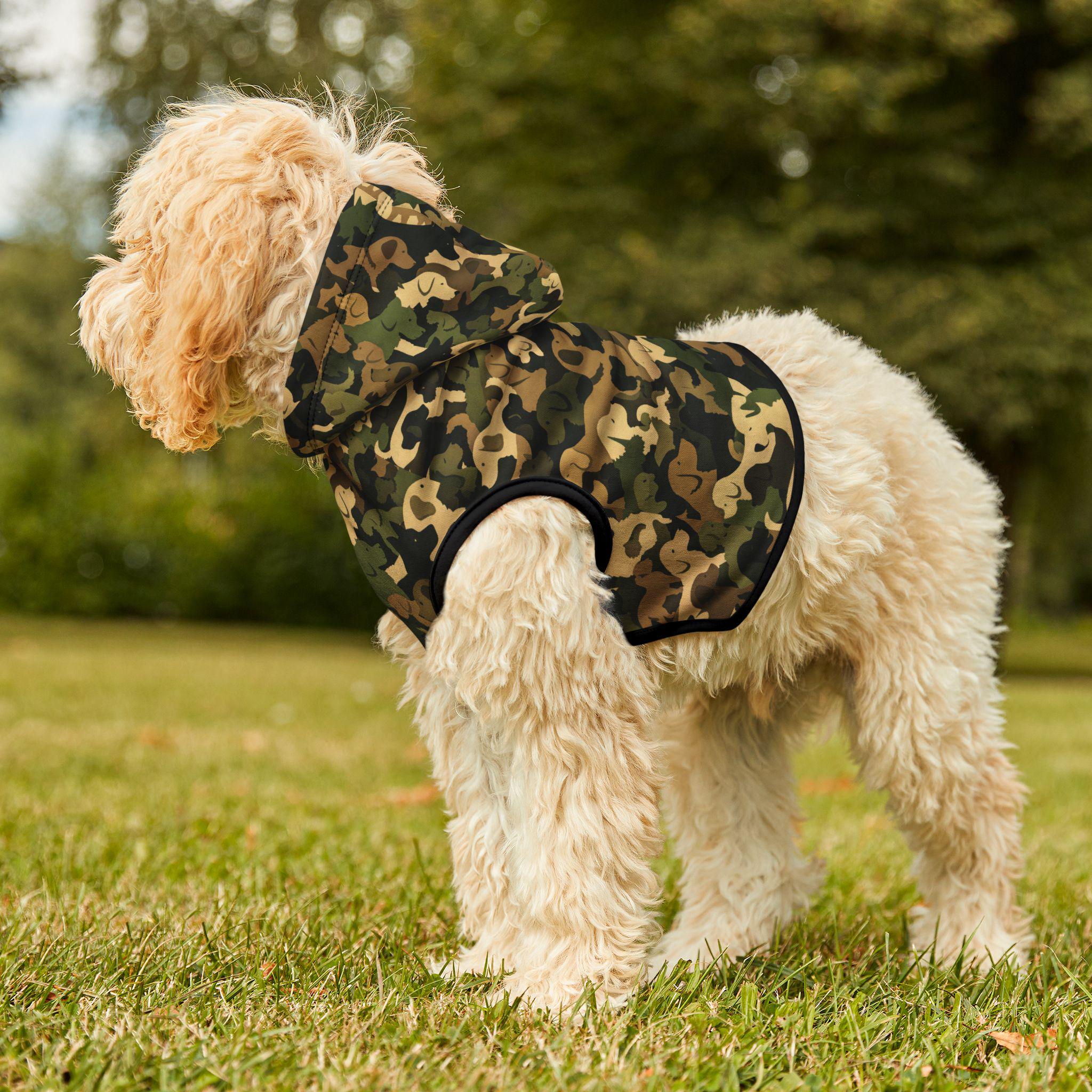 Camouflage Dog Pattern Pet Hoodie | Camo Print Hoodie for Dogs Duck ...