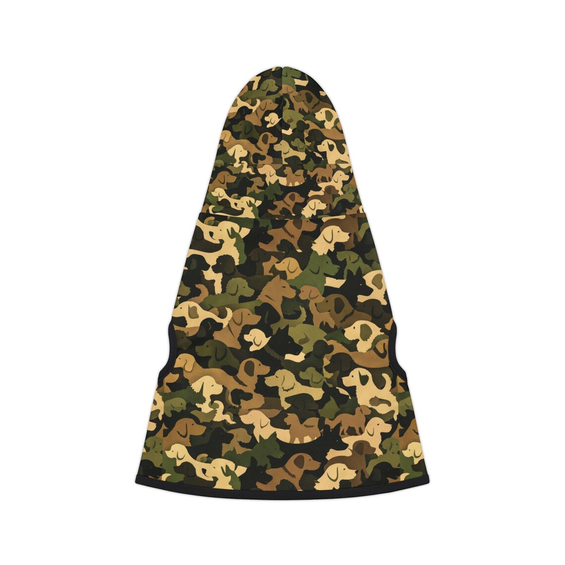Camouflage Dog Pattern Pet Hoodie | Camo Print Hoodie for Dogs Duck ...