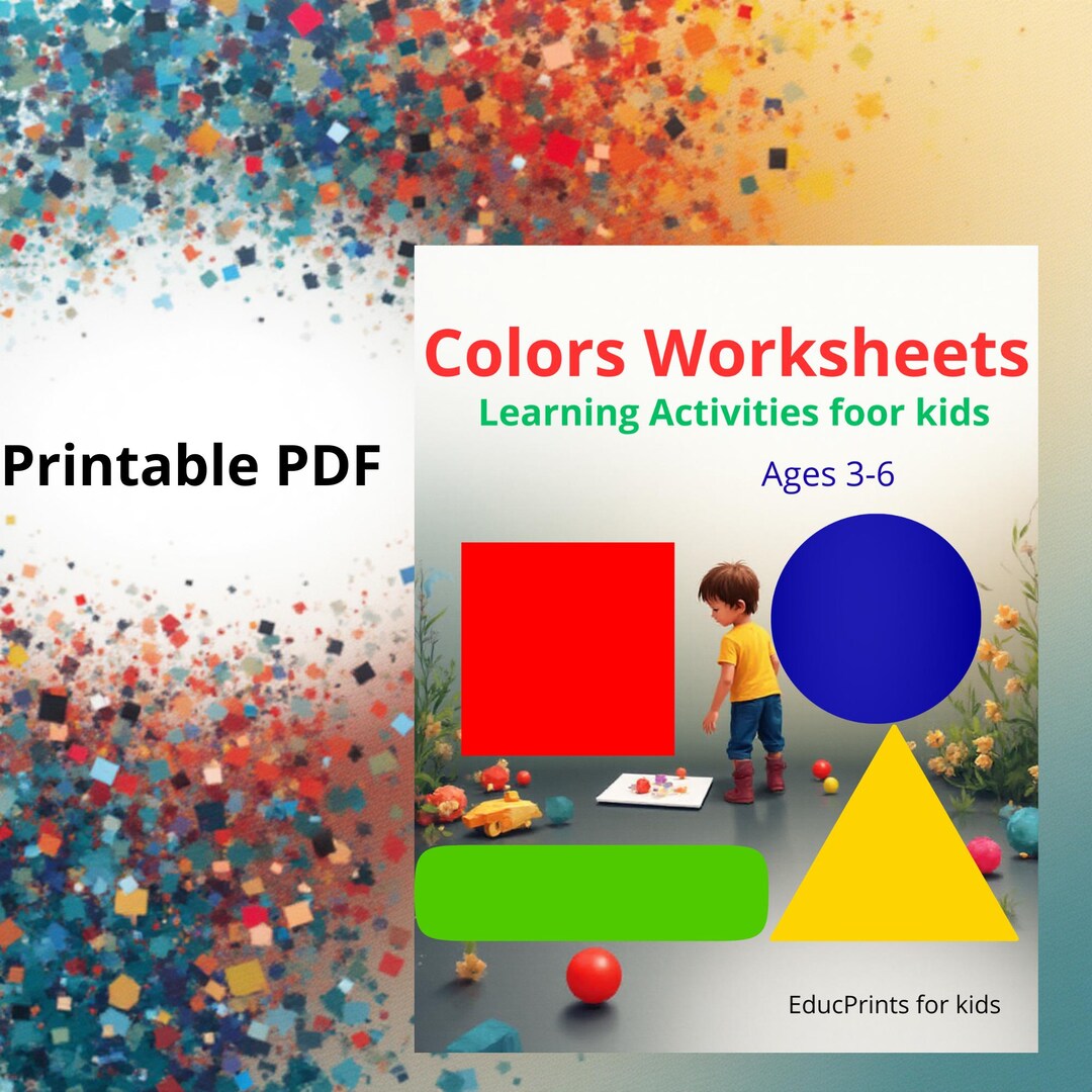 Colors Worksheets for Kids – 10 Color Learning Activities – Preschool ...