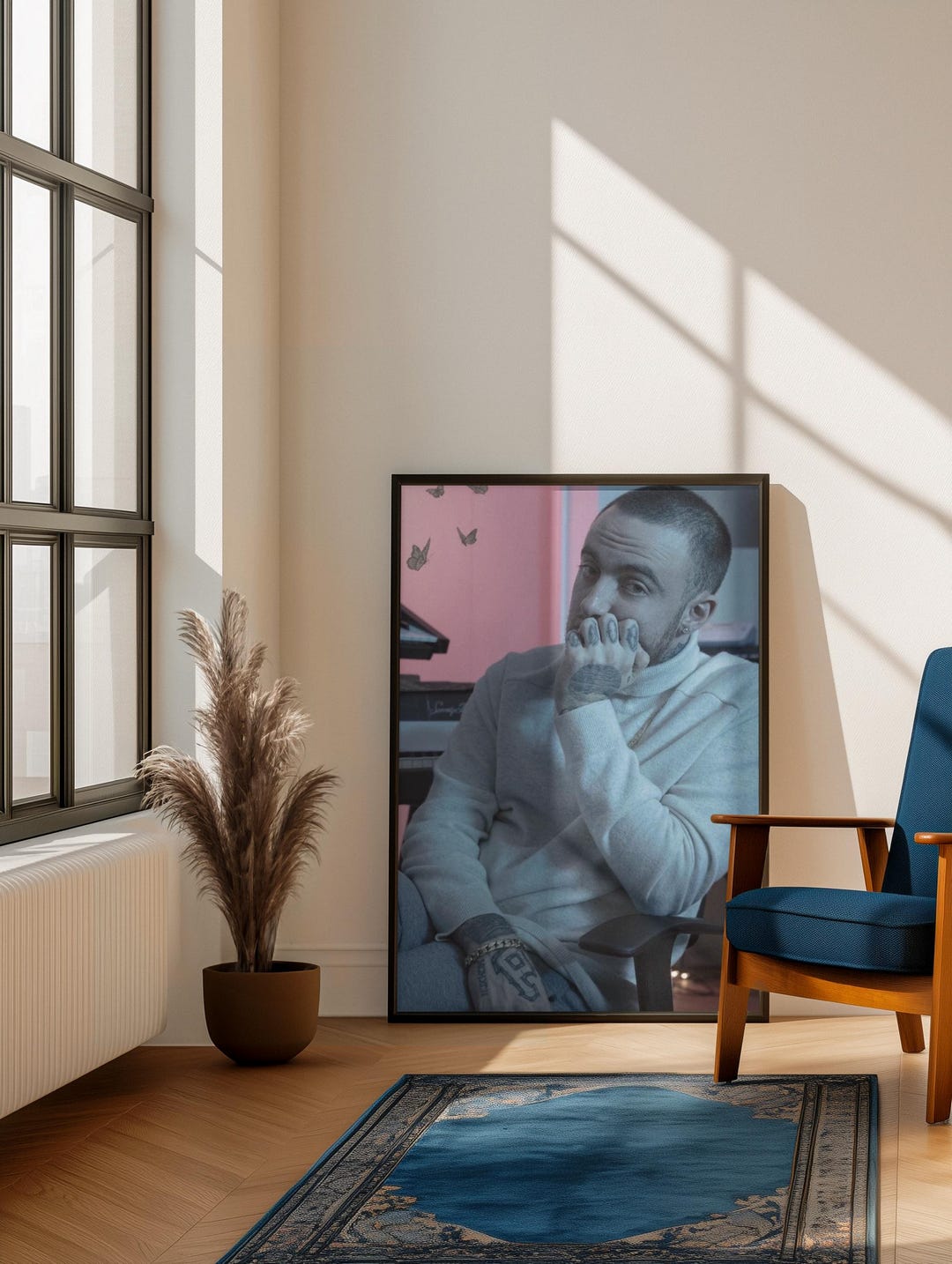 Mac Miller Poster | Mac Miller Aesthetic Wall Art | Hip Hop Artist ...