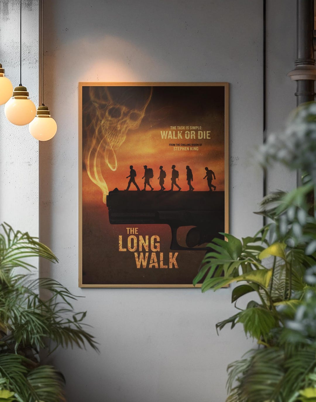 The Long Walk Poster | Dystopian Book Wall Art | Psychological Thriller ...