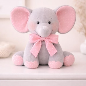 Elephant Sewing Pattern PDF 24 Cm – Stuffed Animal Plush Toy – Digital ...