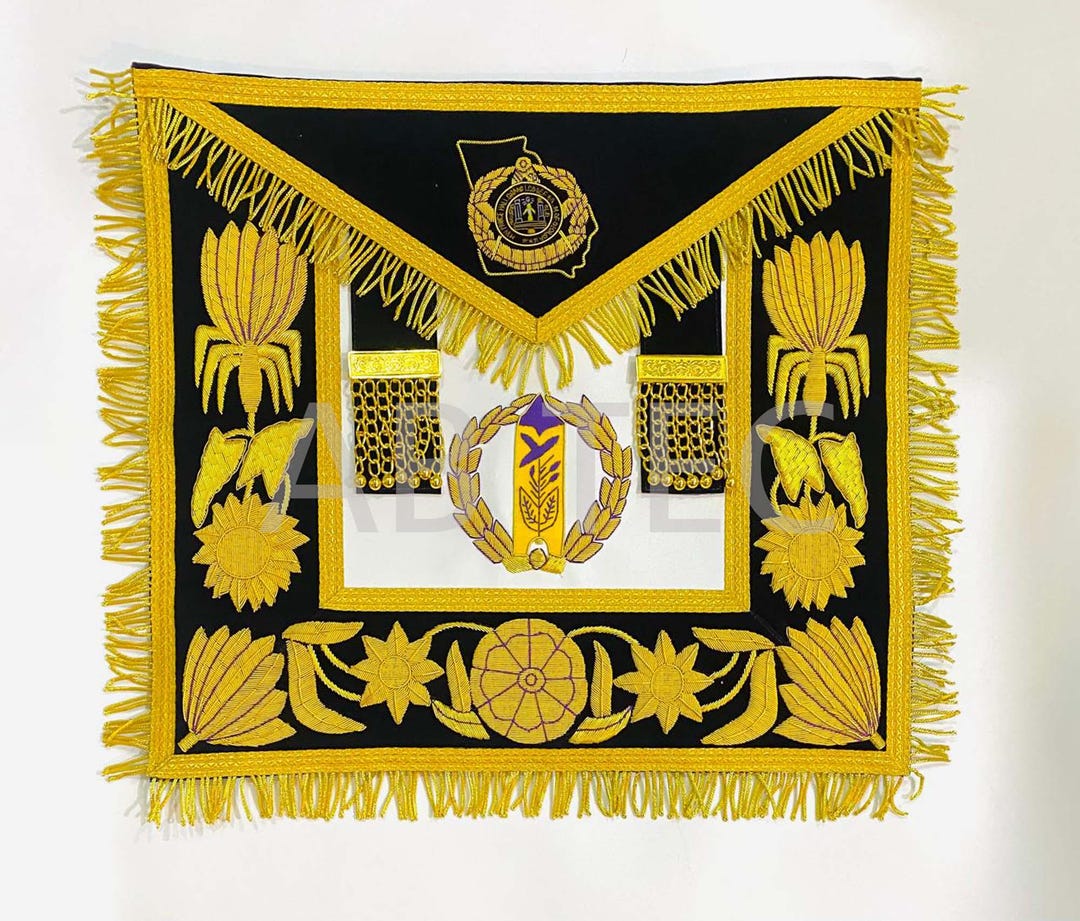 Masonic Grand Lodge Junior Warden Apron ,a Significant Symbol Within ...