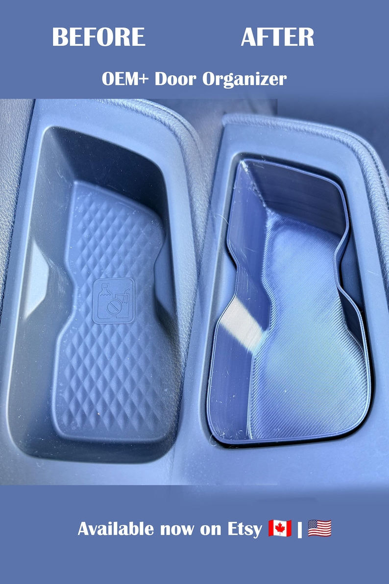 Toyota Grand Highlander OEM+ Door Storage Organizer Set – Front & Rear ...