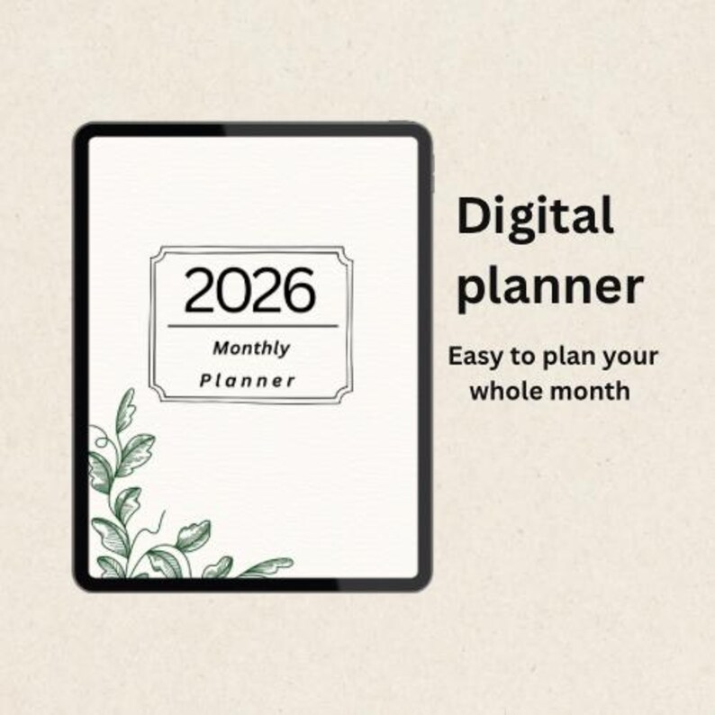 2026 Digital Planner | Weekly, Monthly, Daily (digital Download) - Etsy