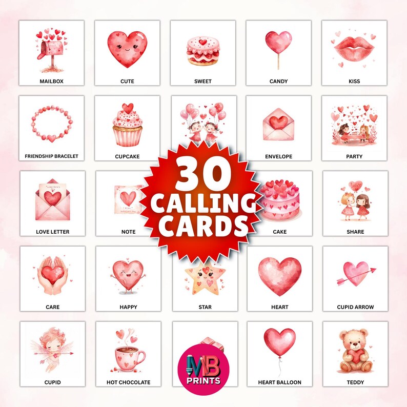 Valentines Day Scavenger Hunt Printable, Valentine's Day Game for Kids ...
