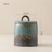 Japanese Ceramic Tea Canister With Lid, Handmade Wabi Sabi Storage Jar ...