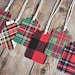 Buffalo Plaid Christmas Gift Tags Buffalo Check Christmas - Etsy