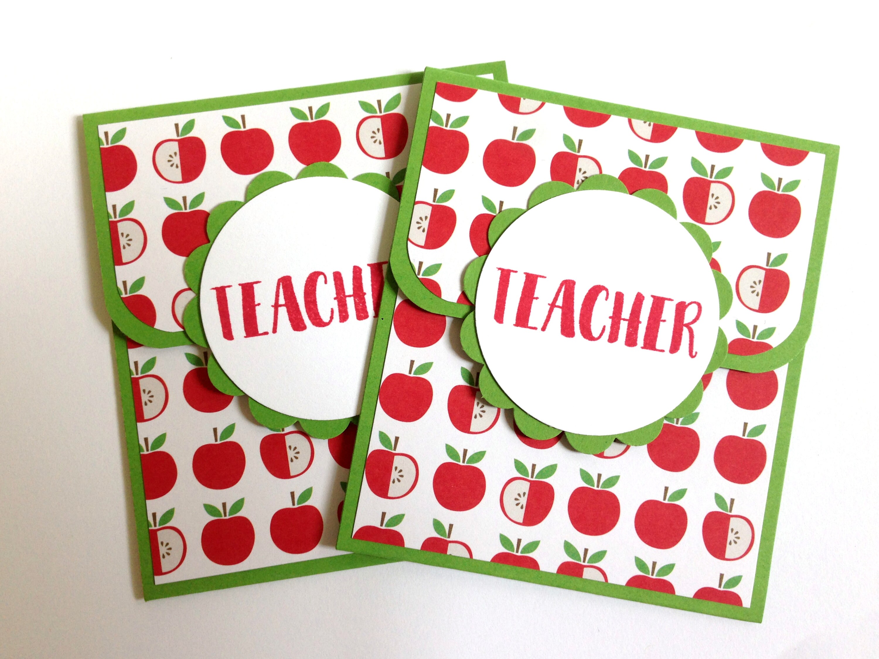 Back to School Gift Card Holder Handmade Teacher Gift Card - Etsy