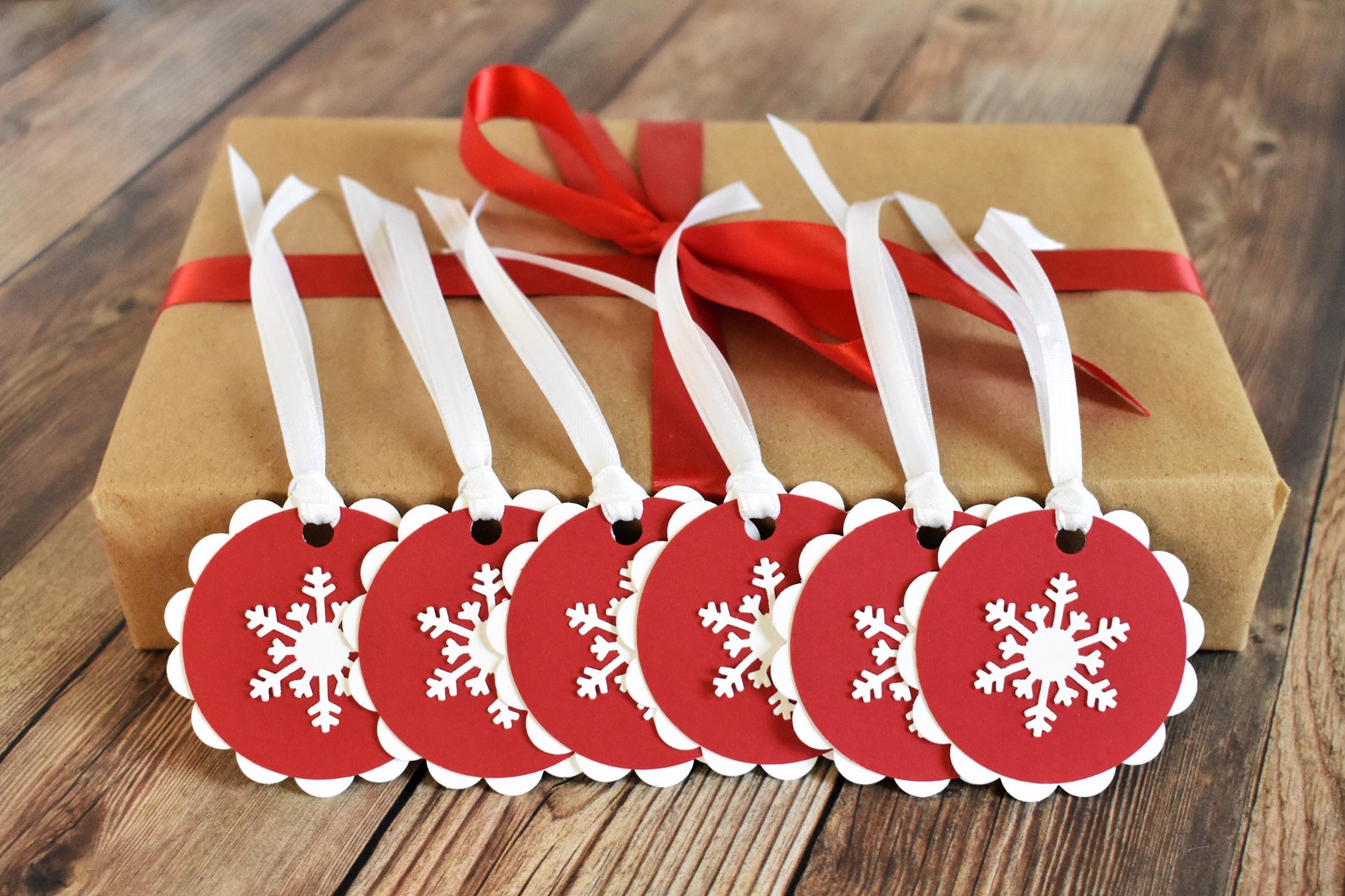 Snowflake Gift Tags Christmas Gift Tag Set Holiday Gift Tags Winter to ...