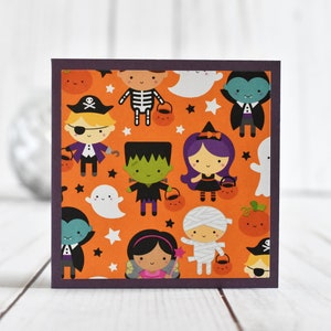 Mini Halloween Cards With Envelopes Set of 4 - Miniature Happy ...
