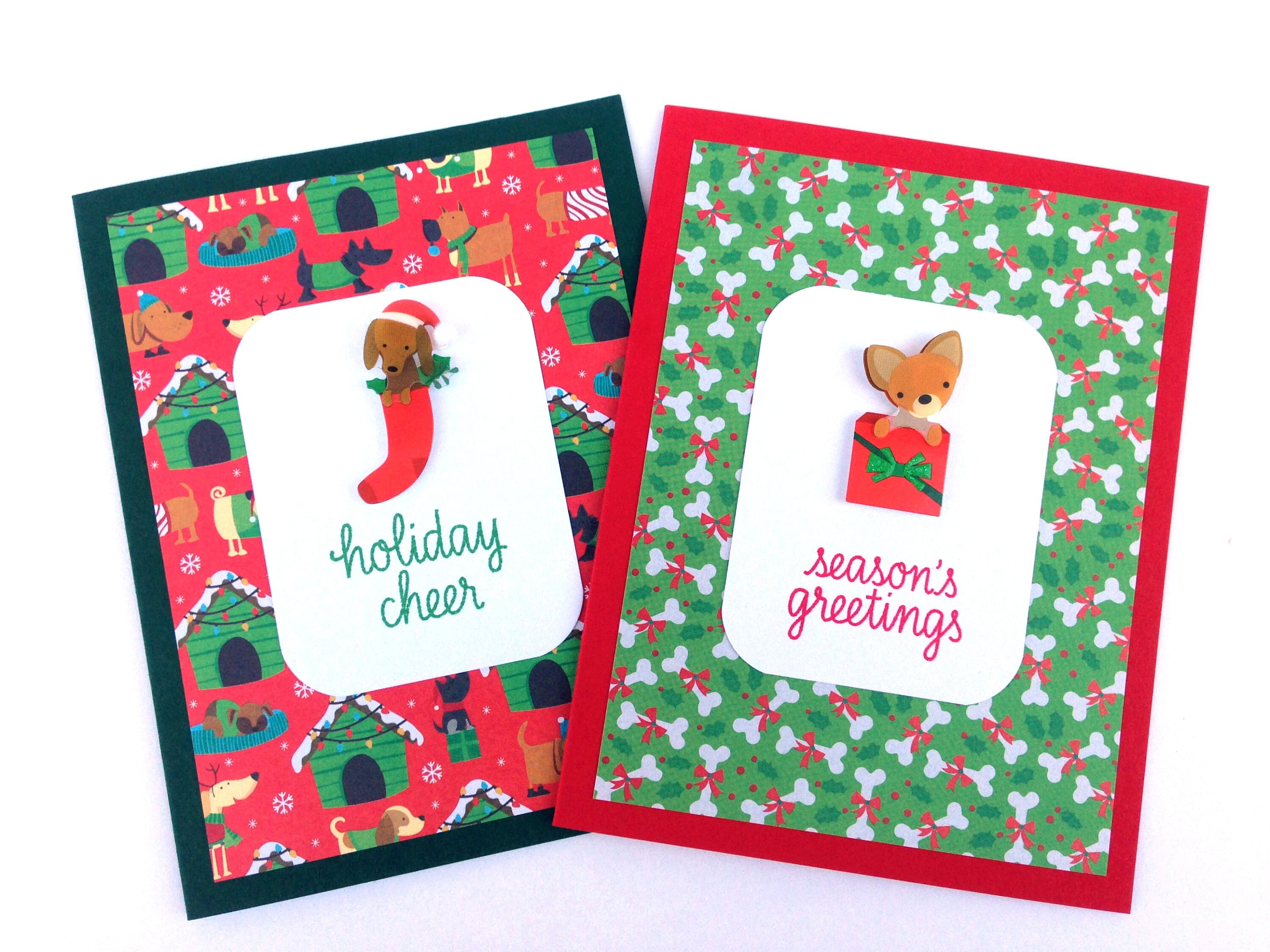 Funny Christmas Cards Dog Christmas Cards Puppy Card Season s Greetings Funny Christmas Cards Dog Christmas Cards Puppy Card Season s Greetings