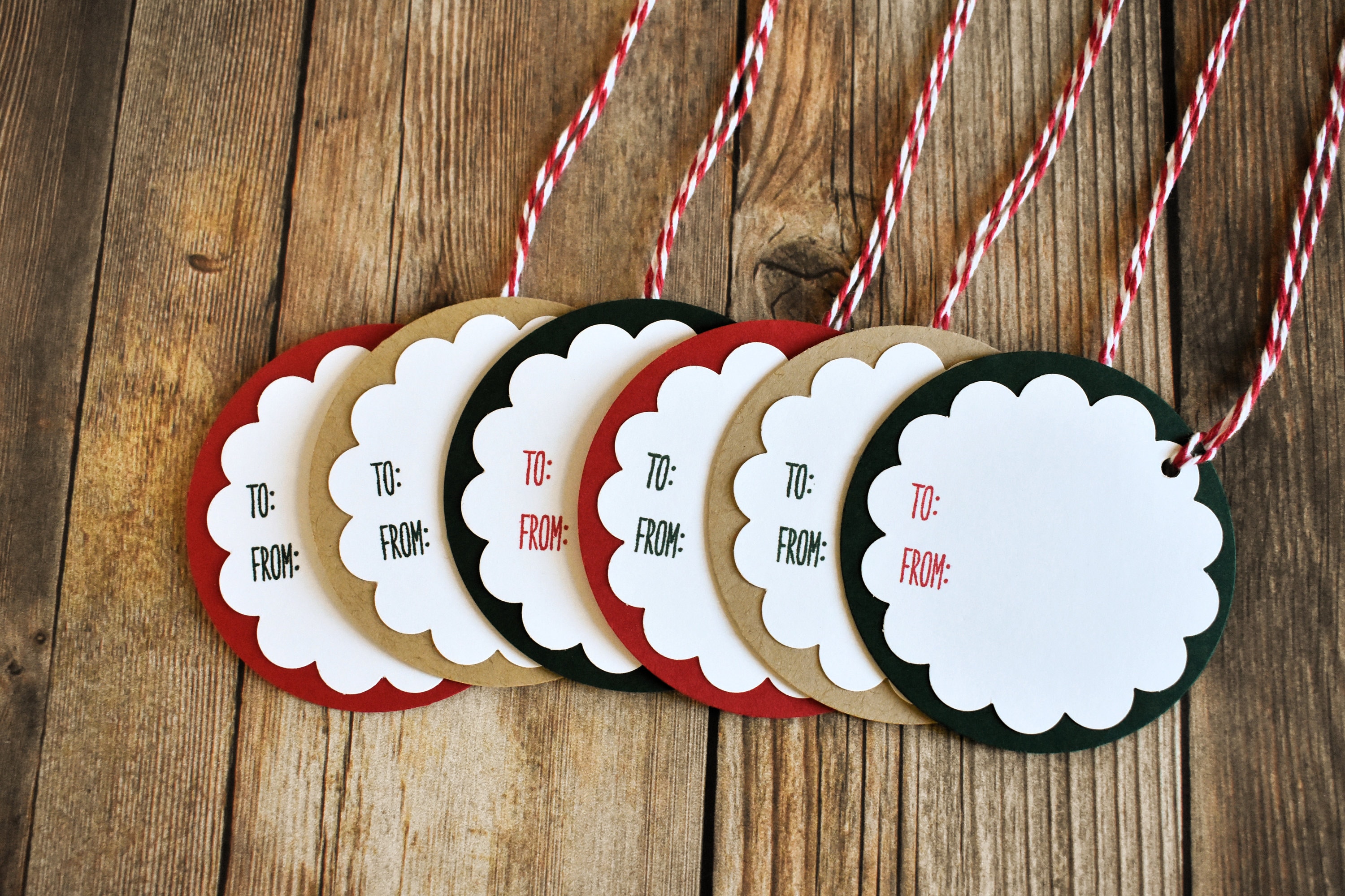 Christmas Tag Set Variety Christmas Gift Tags Holiday Gift Tags ...