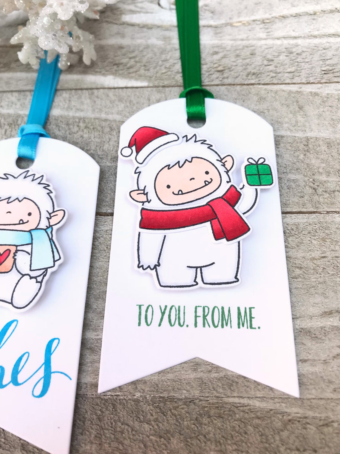 Handmade Christmas Tags Cute 3D Present Tags Handmade - Etsy