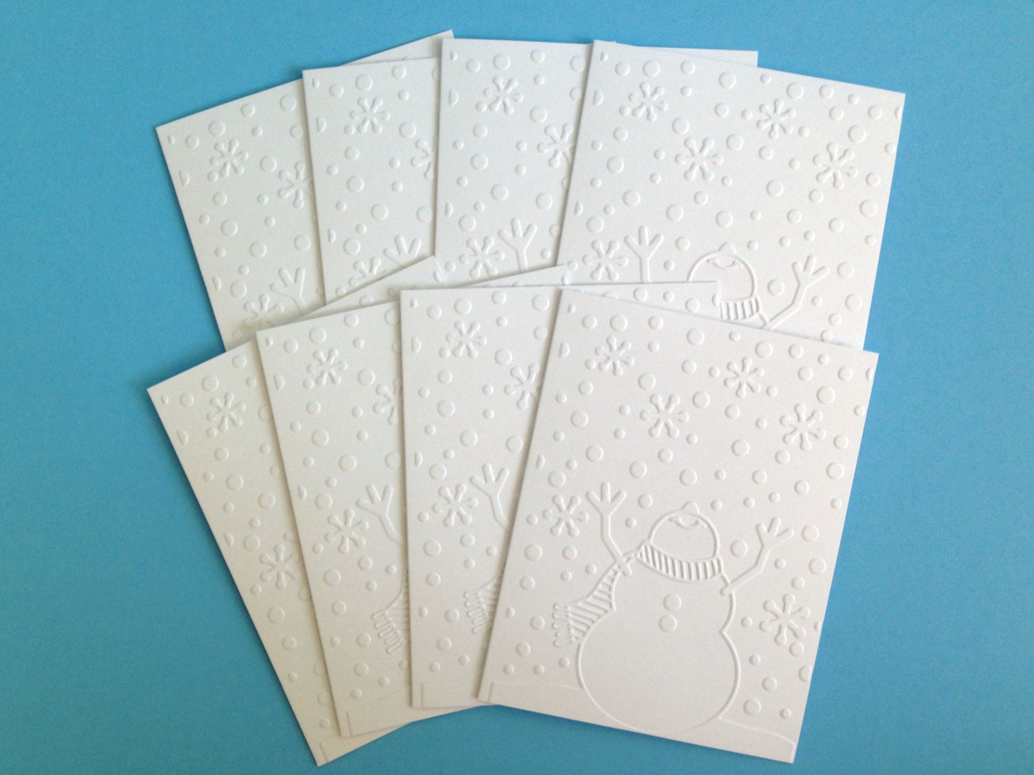 Christmas Thank You Cards Snowman Cards Boxed Christmas Cards Holiday ...