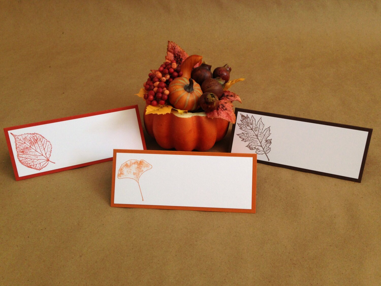 Thanksgiving Place Cards Rustic Fall Place Cards Thanksgiving Labels ...