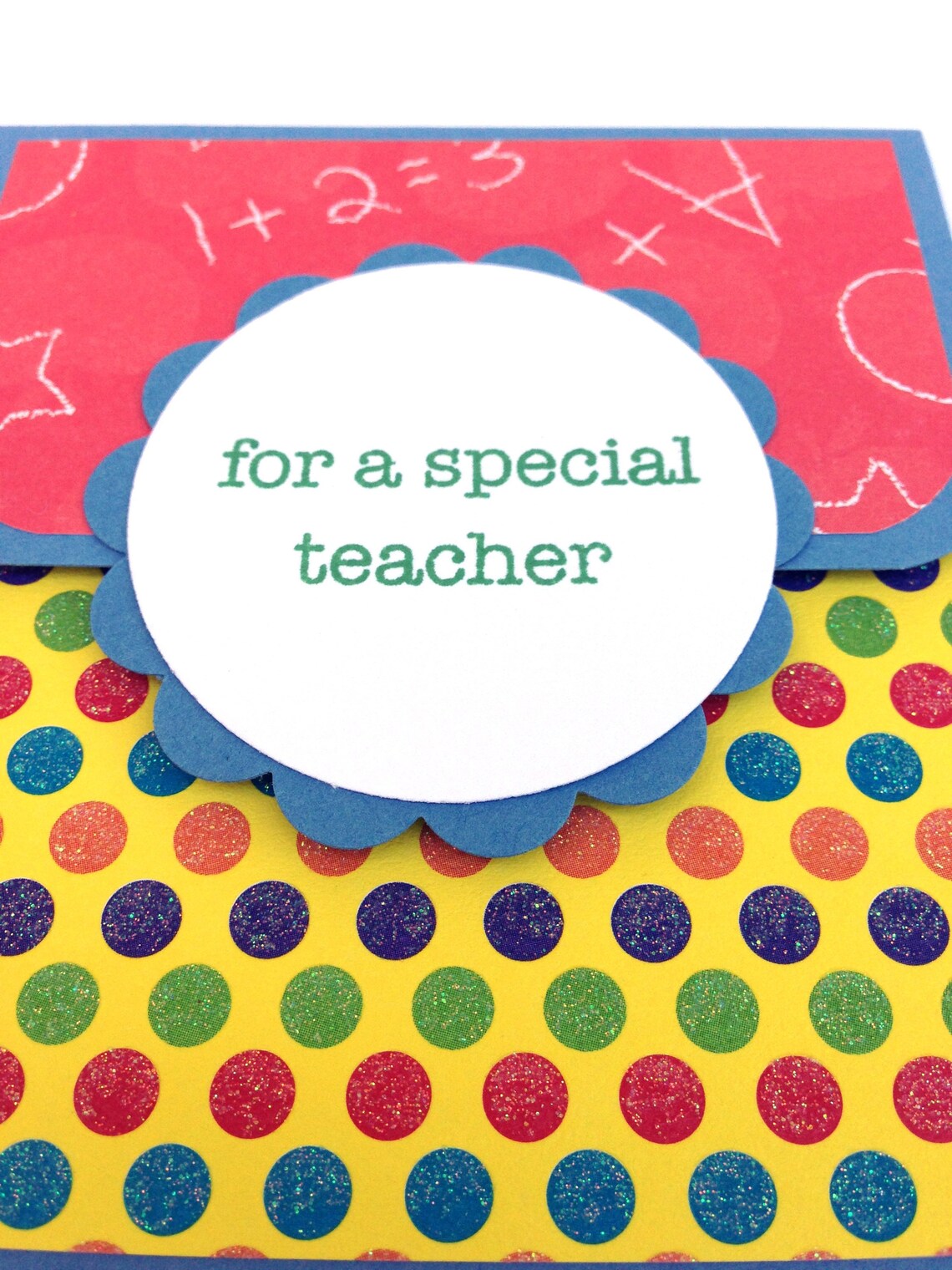 Teacher Appreciation Gift Teacher Gift Card Holder School - Etsy