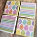 Blank Handmade Mini Easter Cards Set of 4 Mini Easter Notecards With ...