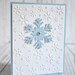 Snowflake Card Set Boxed Holiday Cards Embossed Christmas - Etsy