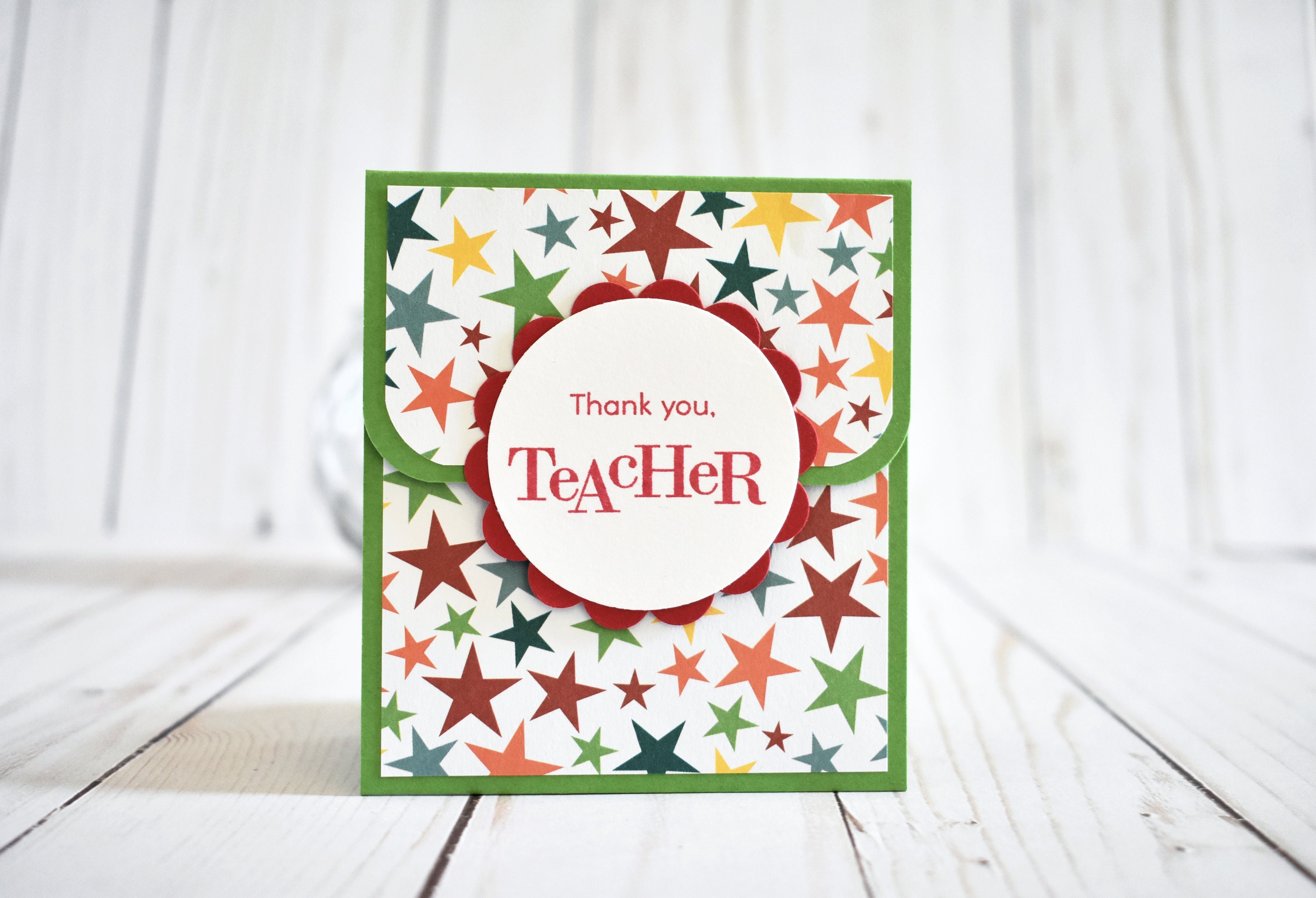 Teacher Gift Card Holder School Gift Card End of Year Gift - Etsy