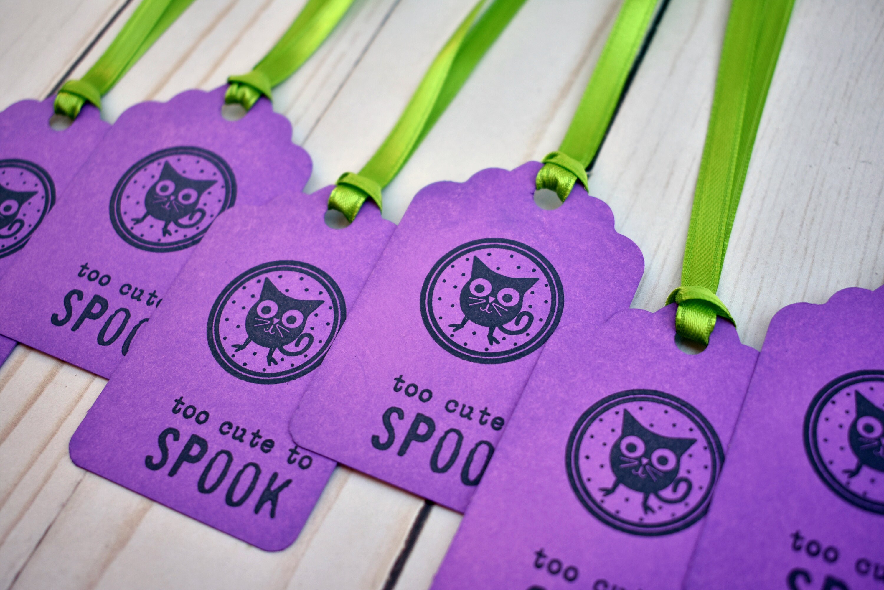 Cute Halloween Gift Tags for Kids Halloween Favor Tags Handmade Gift ...