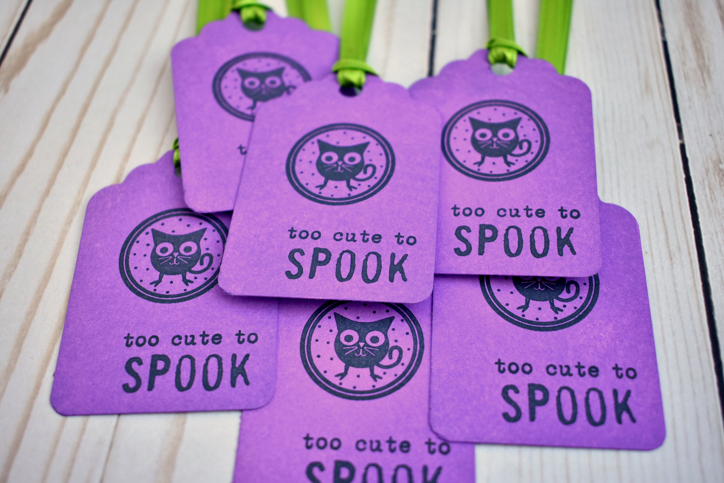 Cute Halloween Gift Tags for Kids Halloween Favor Tags Handmade Gift ...