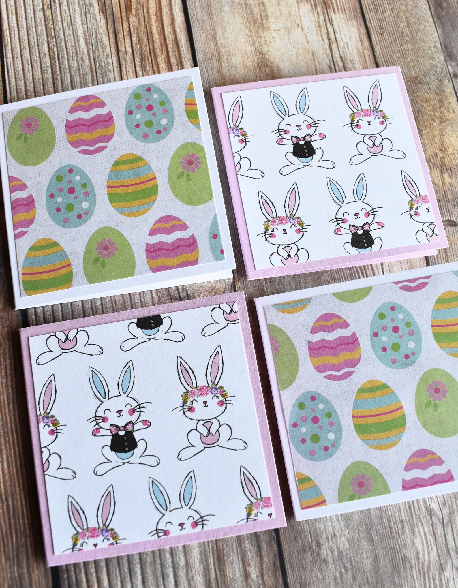Mini Easter Note Cards Easter Bunny Cards Easter Basket Gifts for Kids ...