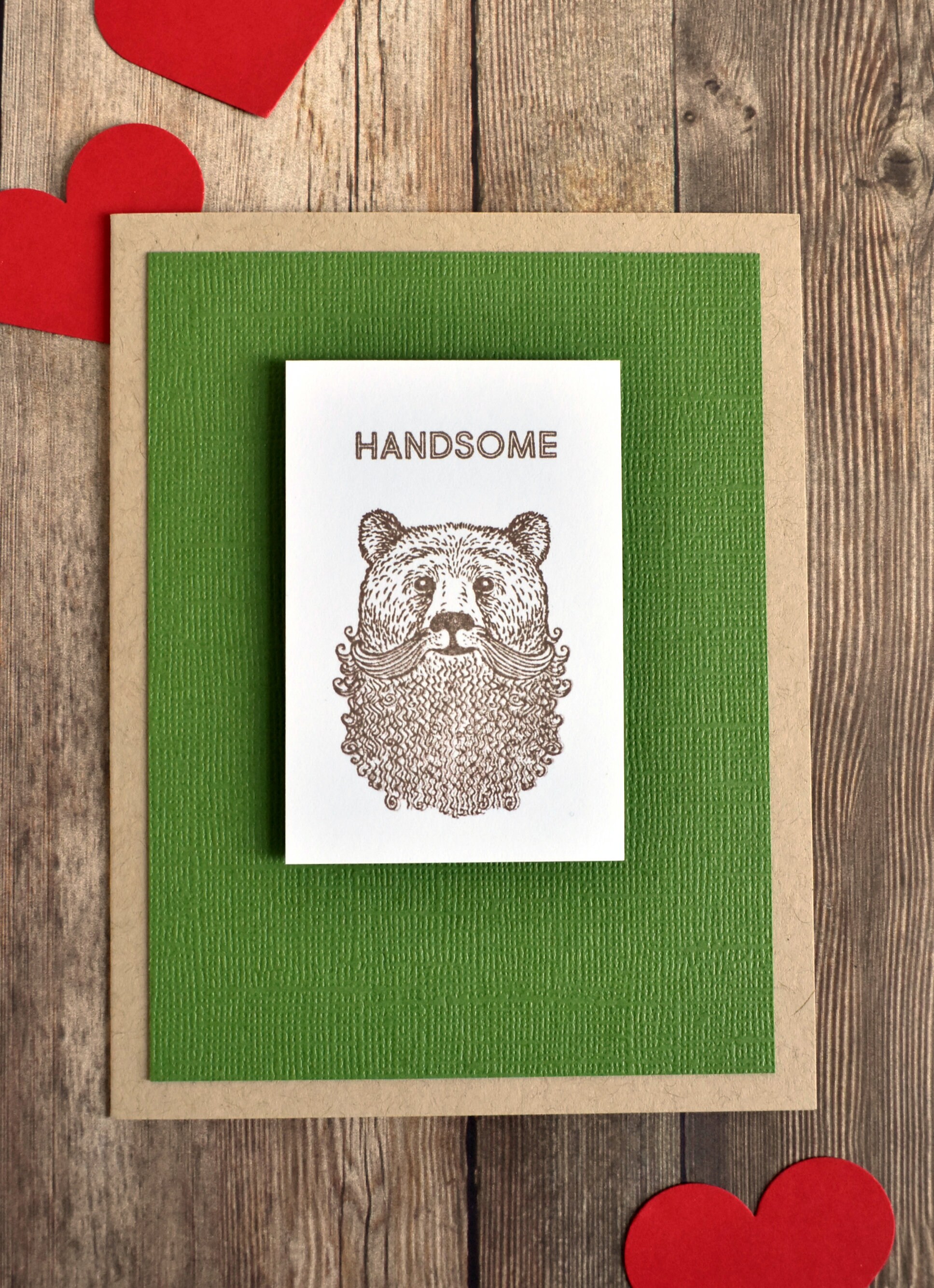 Beard Birthday Card Boyfriend Funny Anniversary Card Bear - Etsy