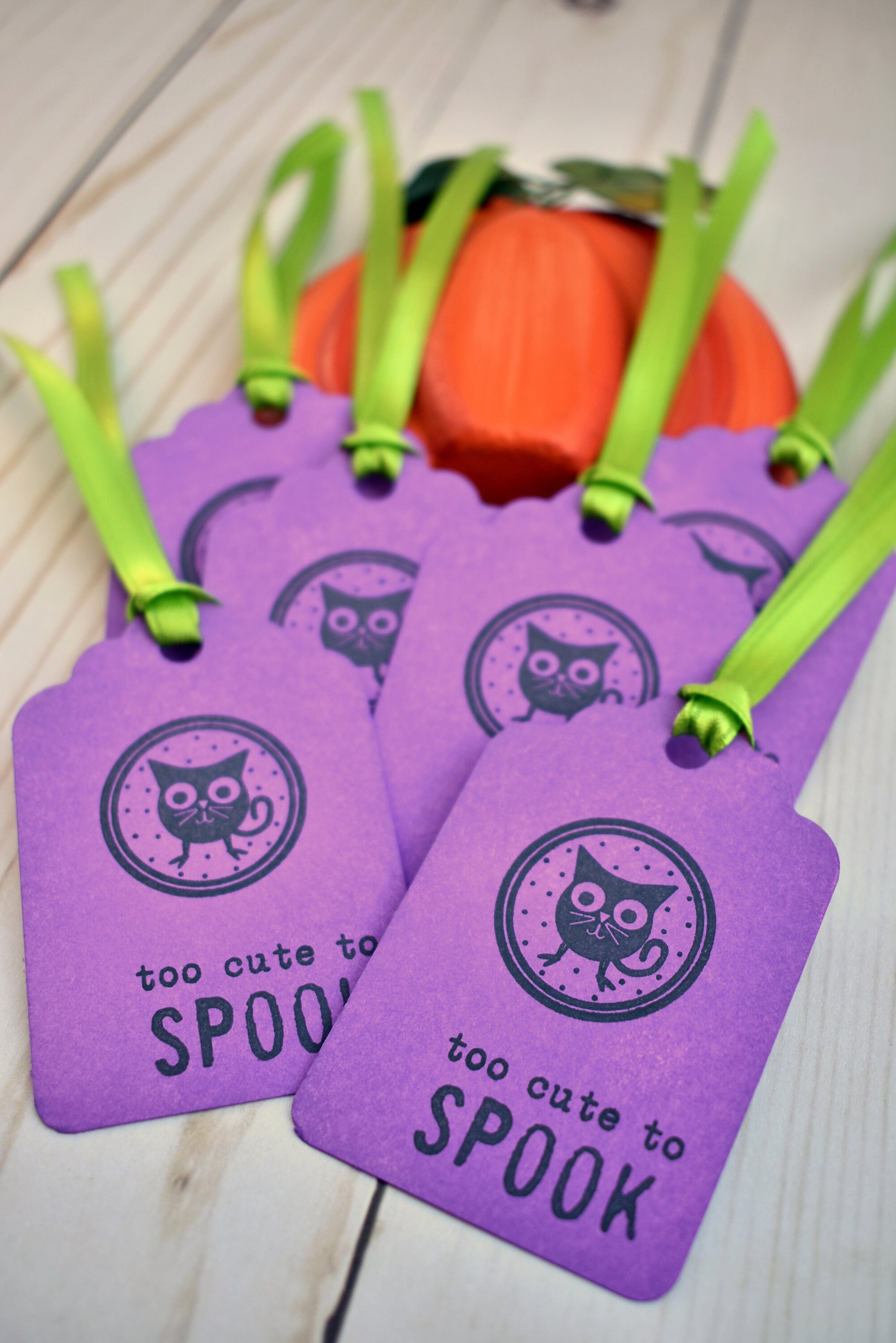 Cute Halloween Gift Tags for Kids Halloween Favor Tags Handmade Gift ...