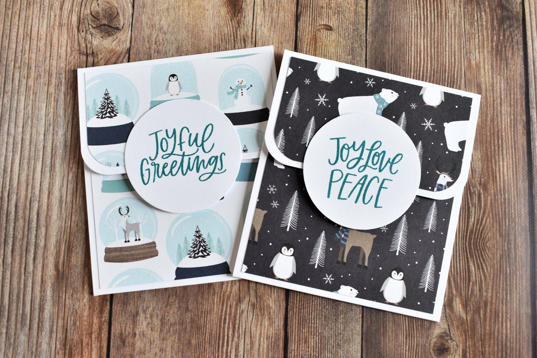 Modern Handmade Holiday Gift Card Holders Christmas Gift - Etsy