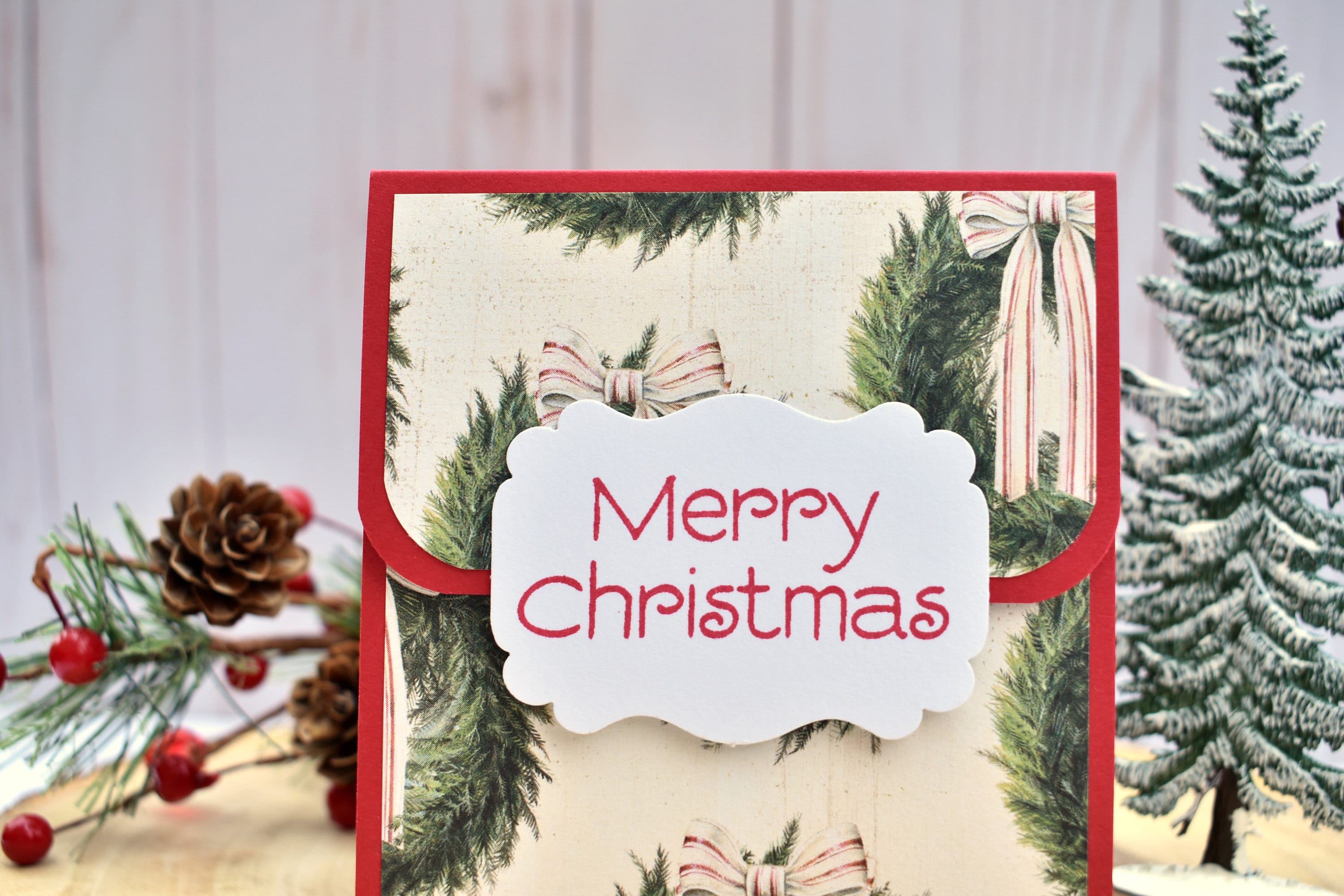 Merry Christmas Gift Card Holders Christmas Gift Card - Etsy