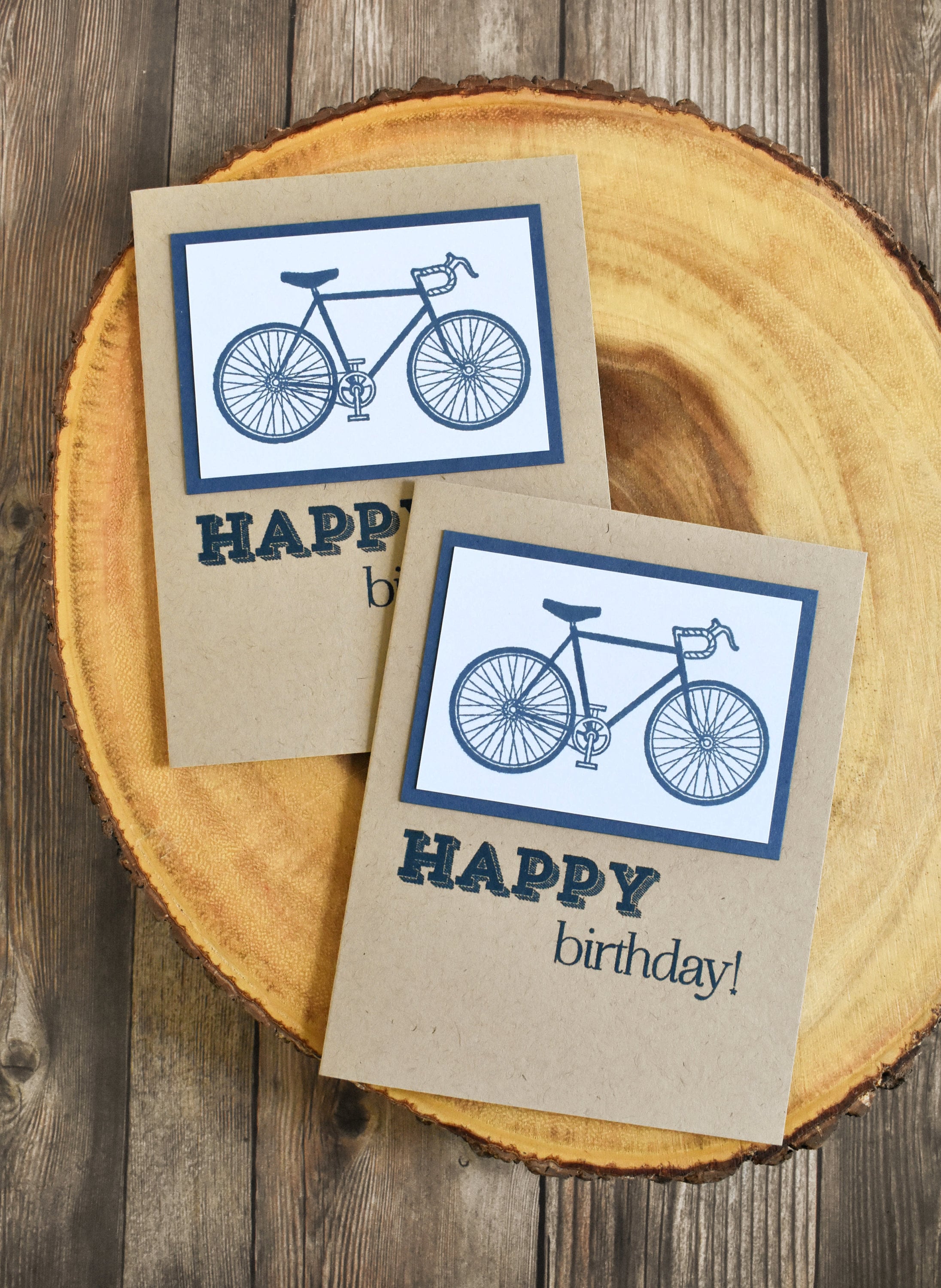 Bike Card Happy Birthday Card Bicycle Card Cards for Him - Etsy
